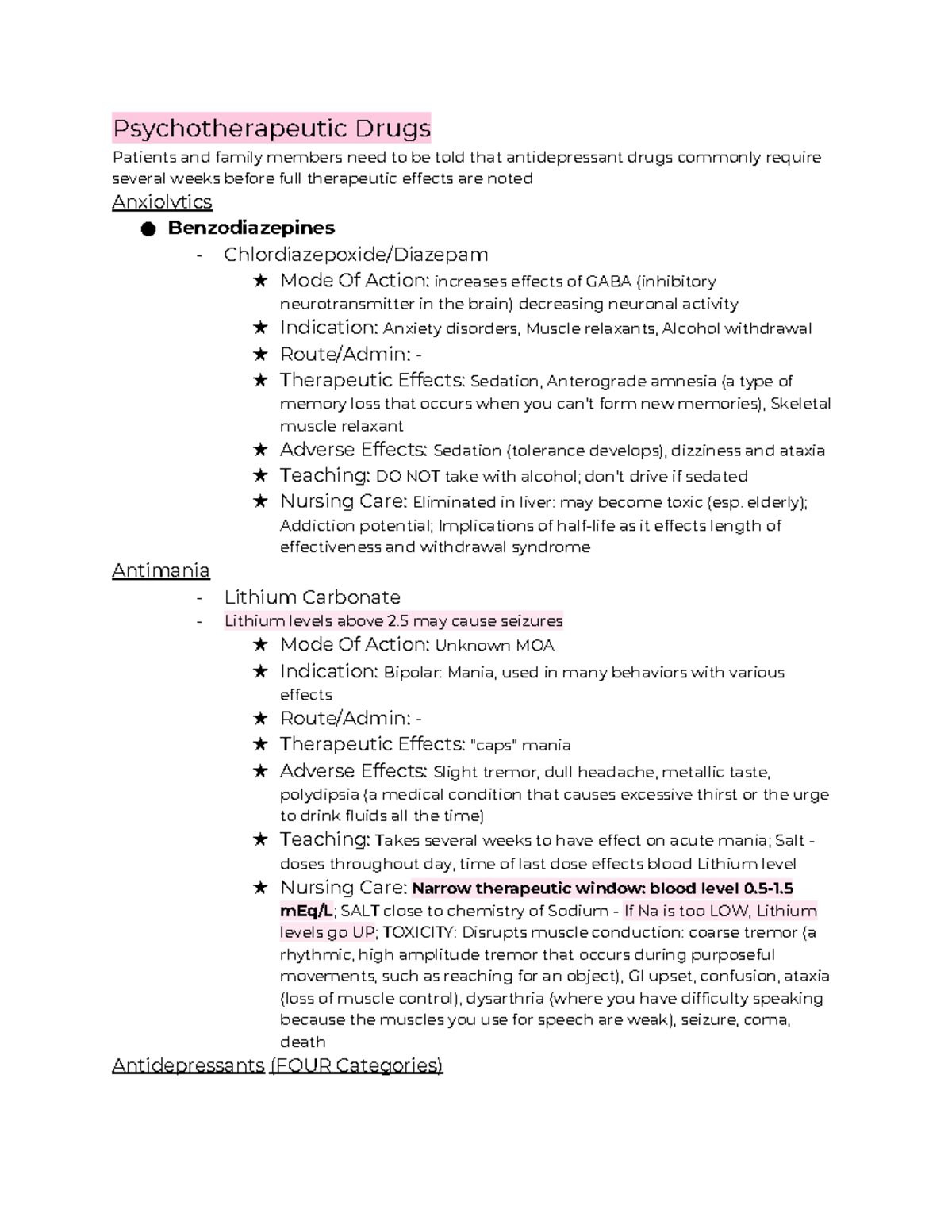 Pharmacology - Psych Substance Abuse Drugs: Overview and Nursing Care ...