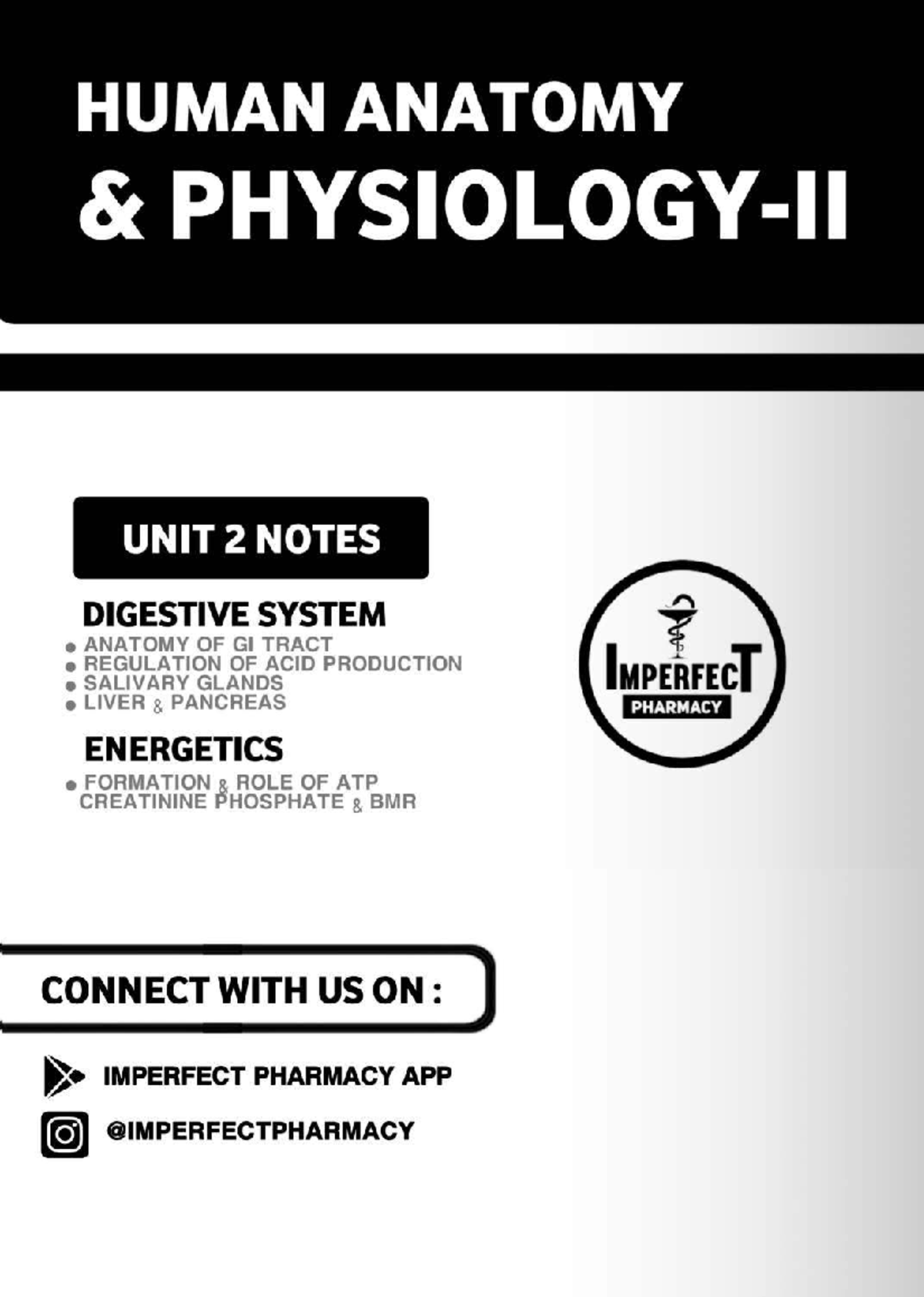 Unit 2: HAP II - Imperfect Pharmacy Notes - Studocu