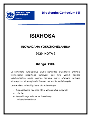 [Solved] Qwalasela imithombo yolwazi ibe mithathu 3 nanga phezulu kunye ...