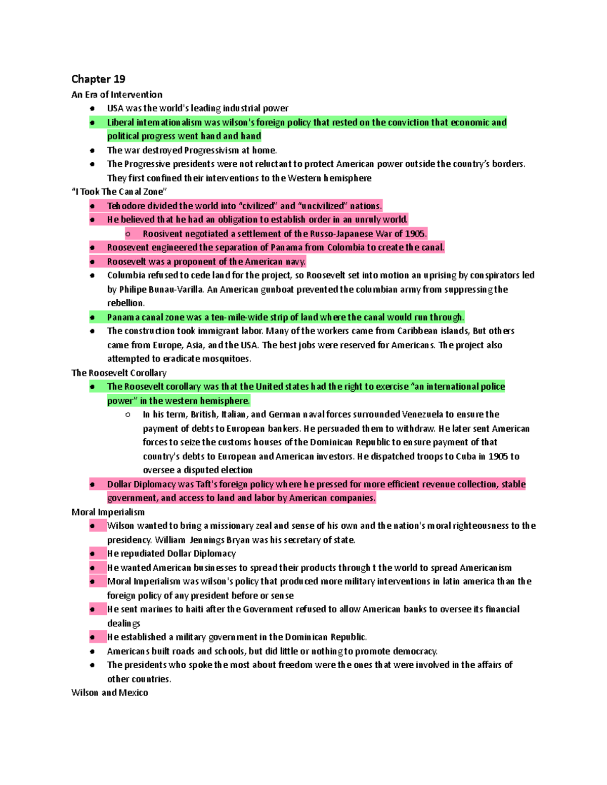 Chpater 19 - Reading Notes - Give Me Liberty!: an American History ...