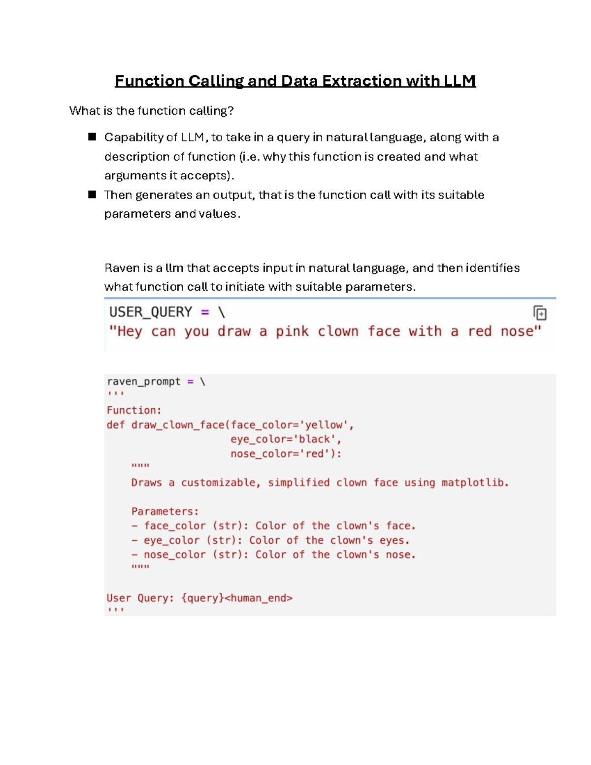 Function Calling & Data Extraction with LLM: Overview & Types - Studocu