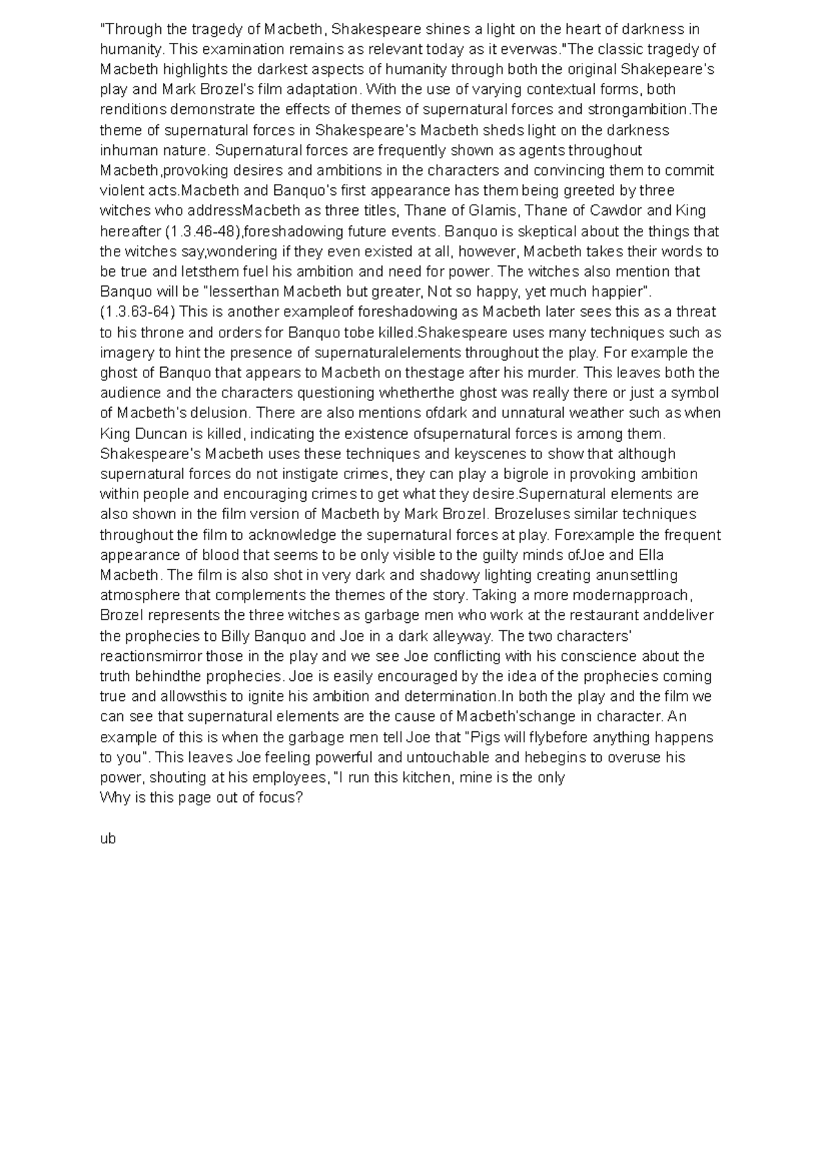 Macbeth Analysis: Supernatural Forces & Ambition in Shakespeare's ...