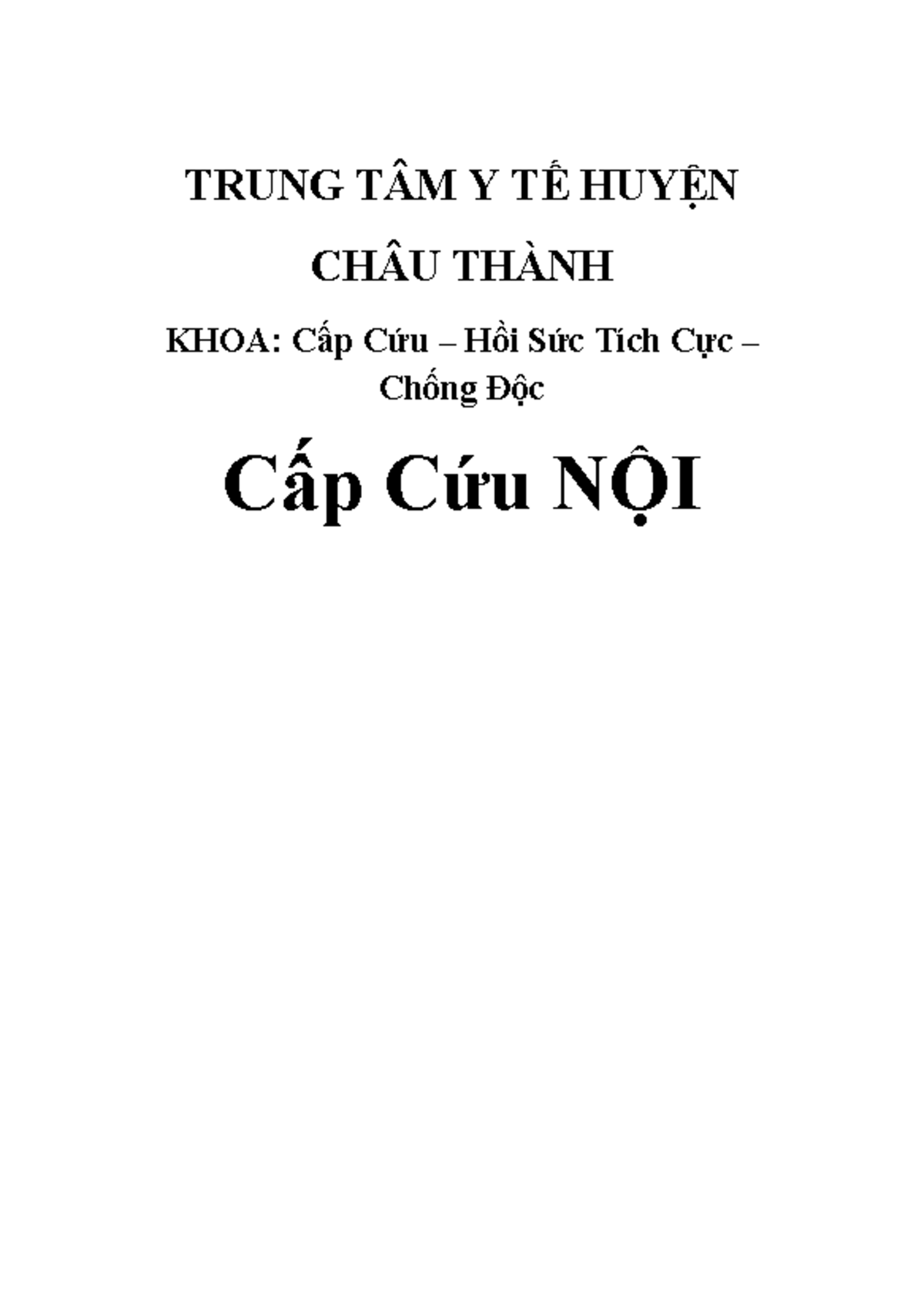 Trung TÂM Y TẾ HUYỆN - Kinh tế vĩ mô cuối kì iuh - TRUNG TÂM Y TẾ HUYỆN ...