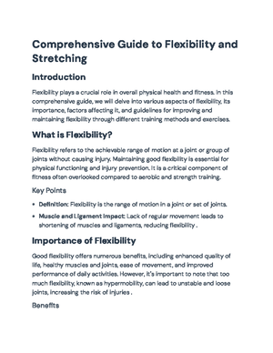 Resistance Training Guide: Health Benefits and Program Development ...