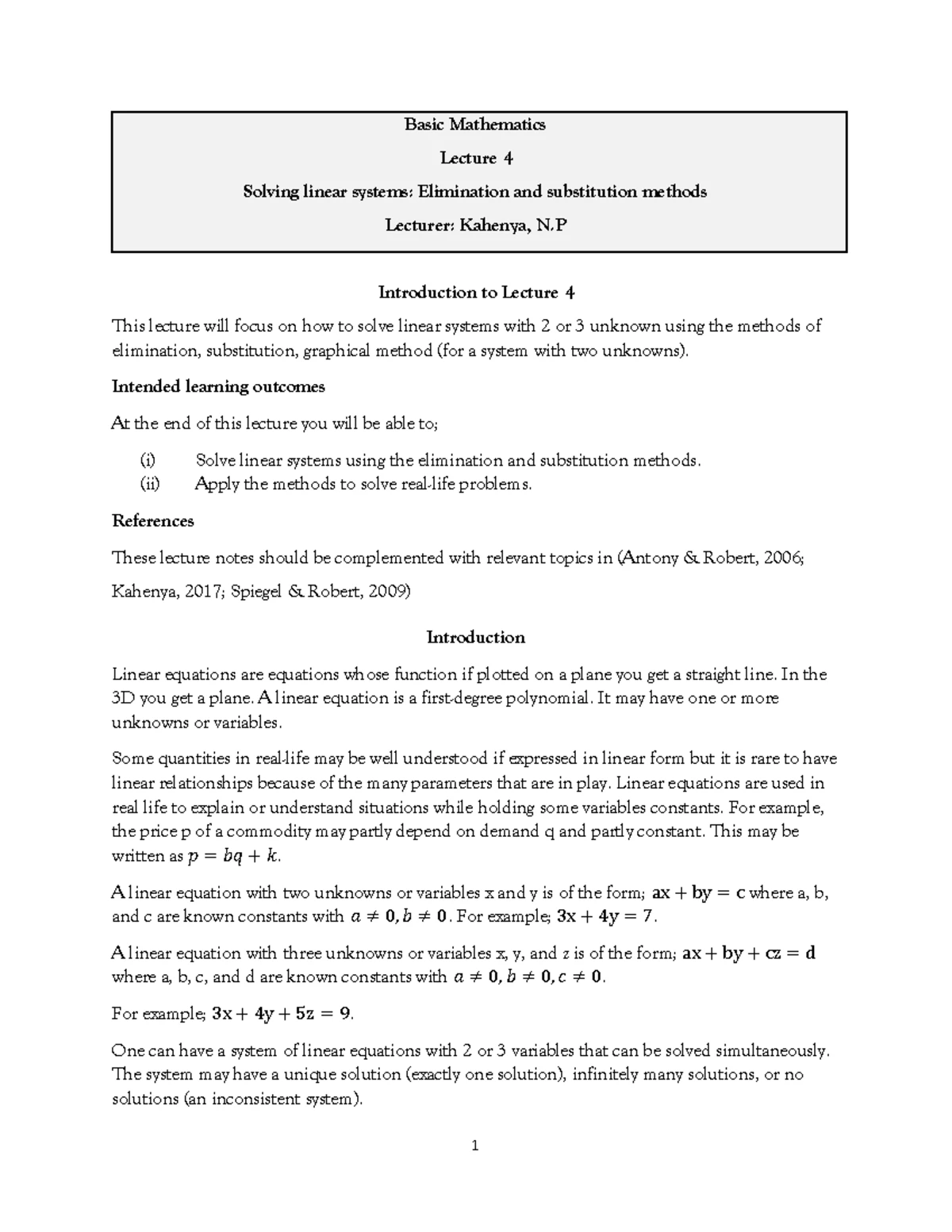 G8 003 Mathematics Assessment - Grade 8 Targeter Wings 2025 - Studocu