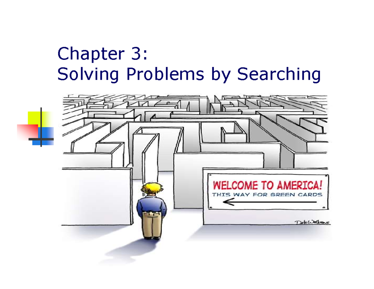 Chapter 3: Problem Solving by Searching in AI Systems - Studocu