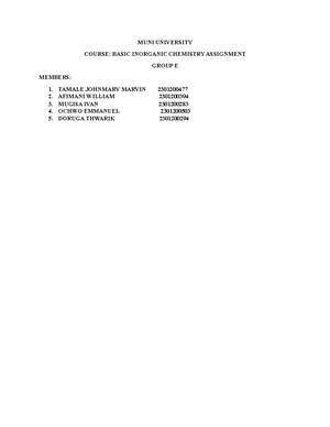 Computer Studies FORM 1 Schemes OF WORK - MUNI GIRLS SECONDARY SCHOOL ...