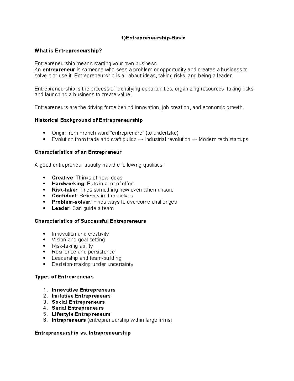 Entrepreneurship 101: A Comprehensive Guide to Starting Your Business ...