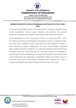 WEEK3-dll-ESP 6 - learning plan sample - GRADE 1 to 12 DAILY LESSON LOG ...