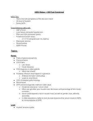 Age-related hesi - Hesi Remediation Case Study - With the understanding ...