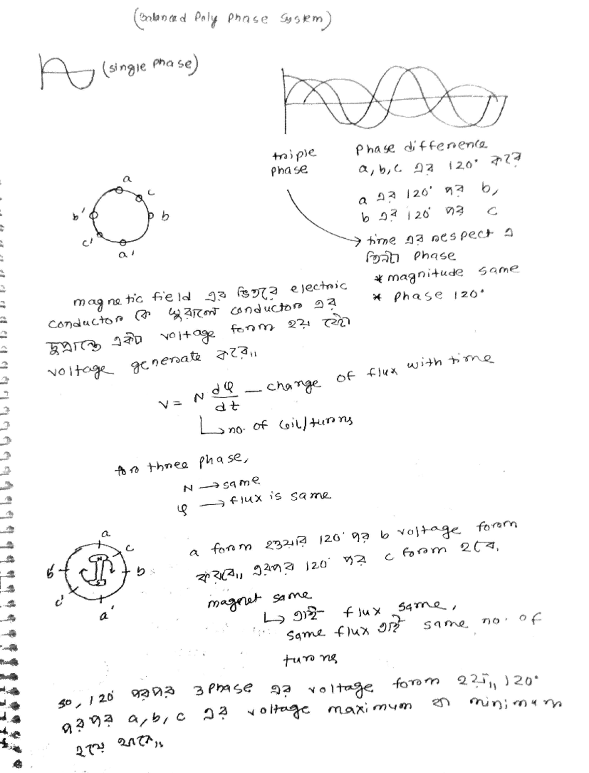 EE 202: Comprehensive Notes on Balanced Polyphase Systems and Phase ...
