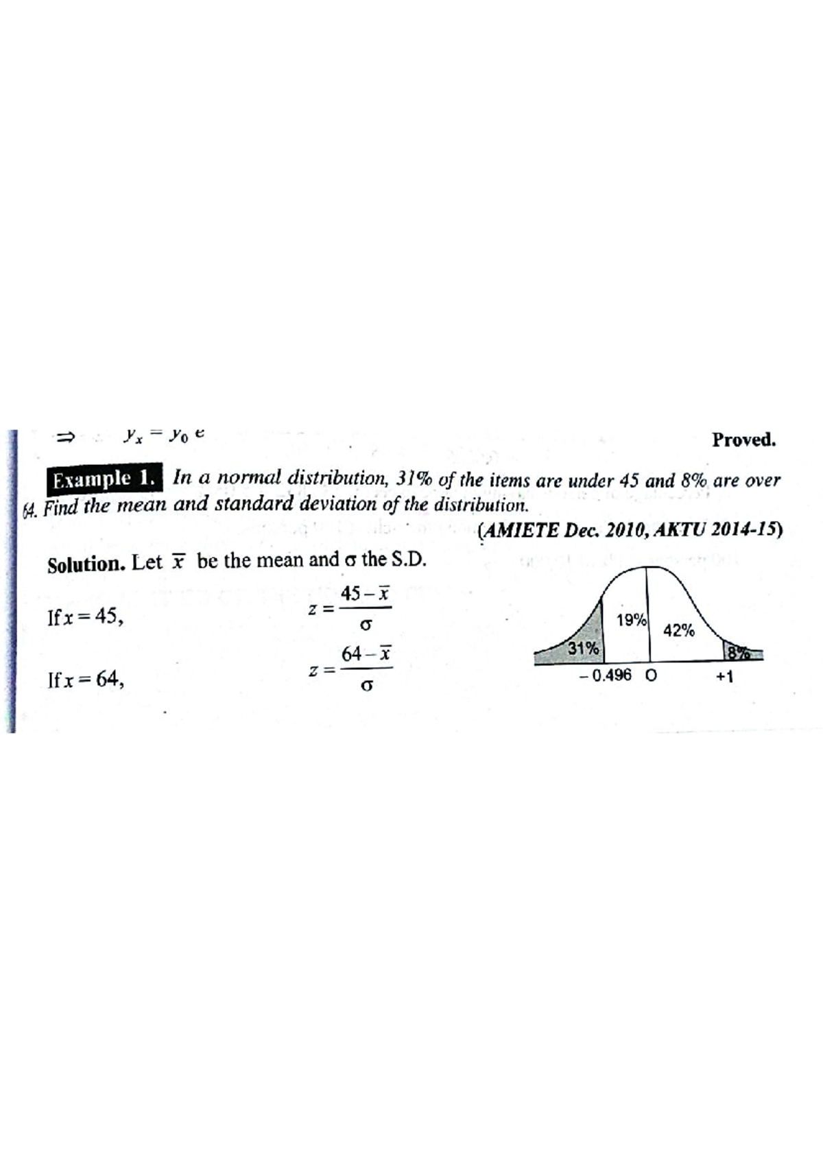 Normal Distribution Practice Questions (AKTU) - Studocu