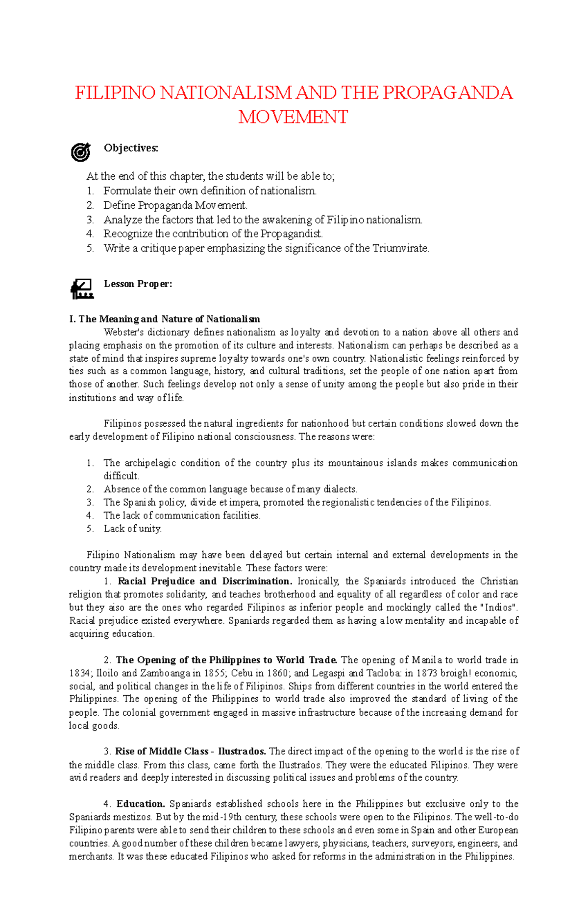 Filipino Nationalism and the Propaganda Movement: Key Insights and ...