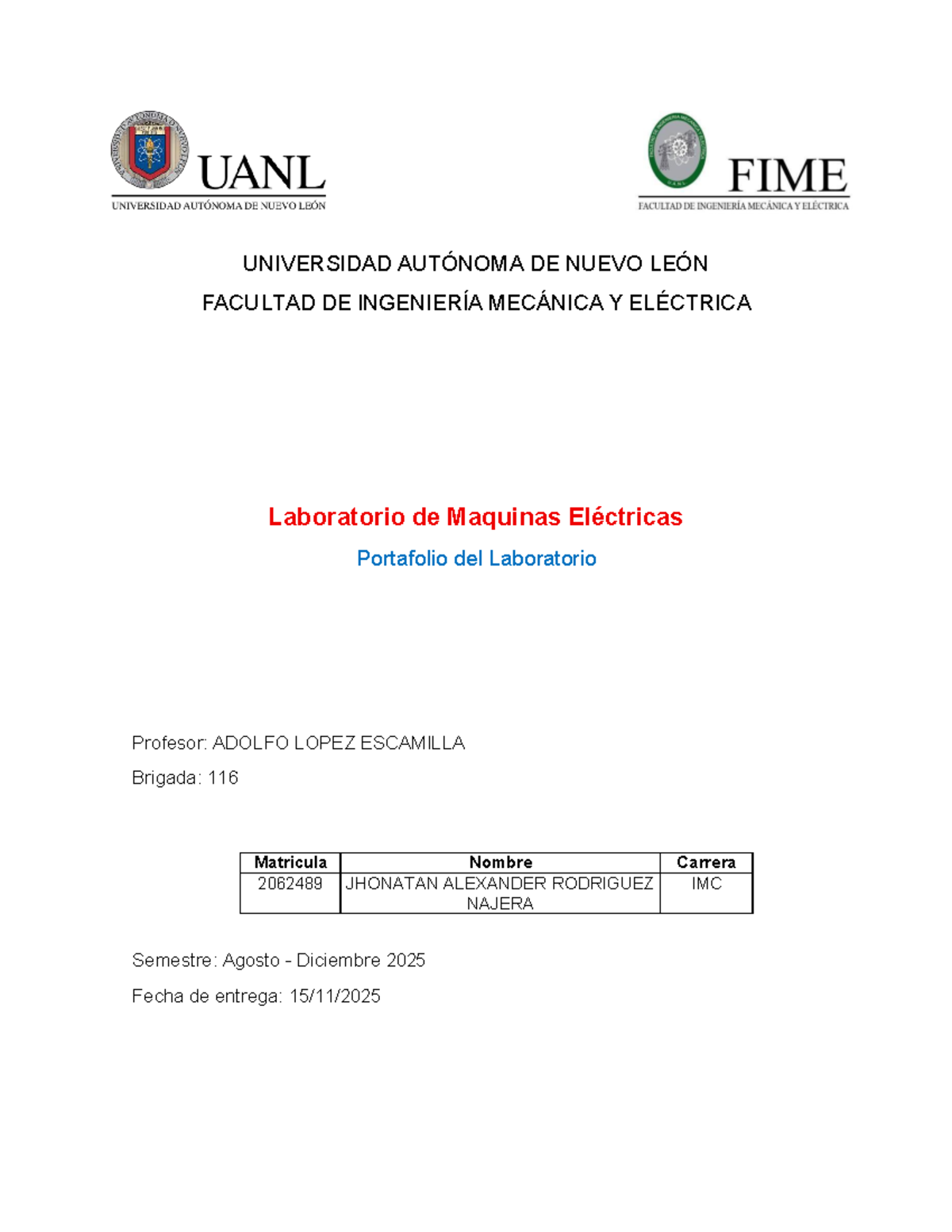 Portafolio de Laboratorio: Curva de Imanación - IMC 2066158 - Studocu