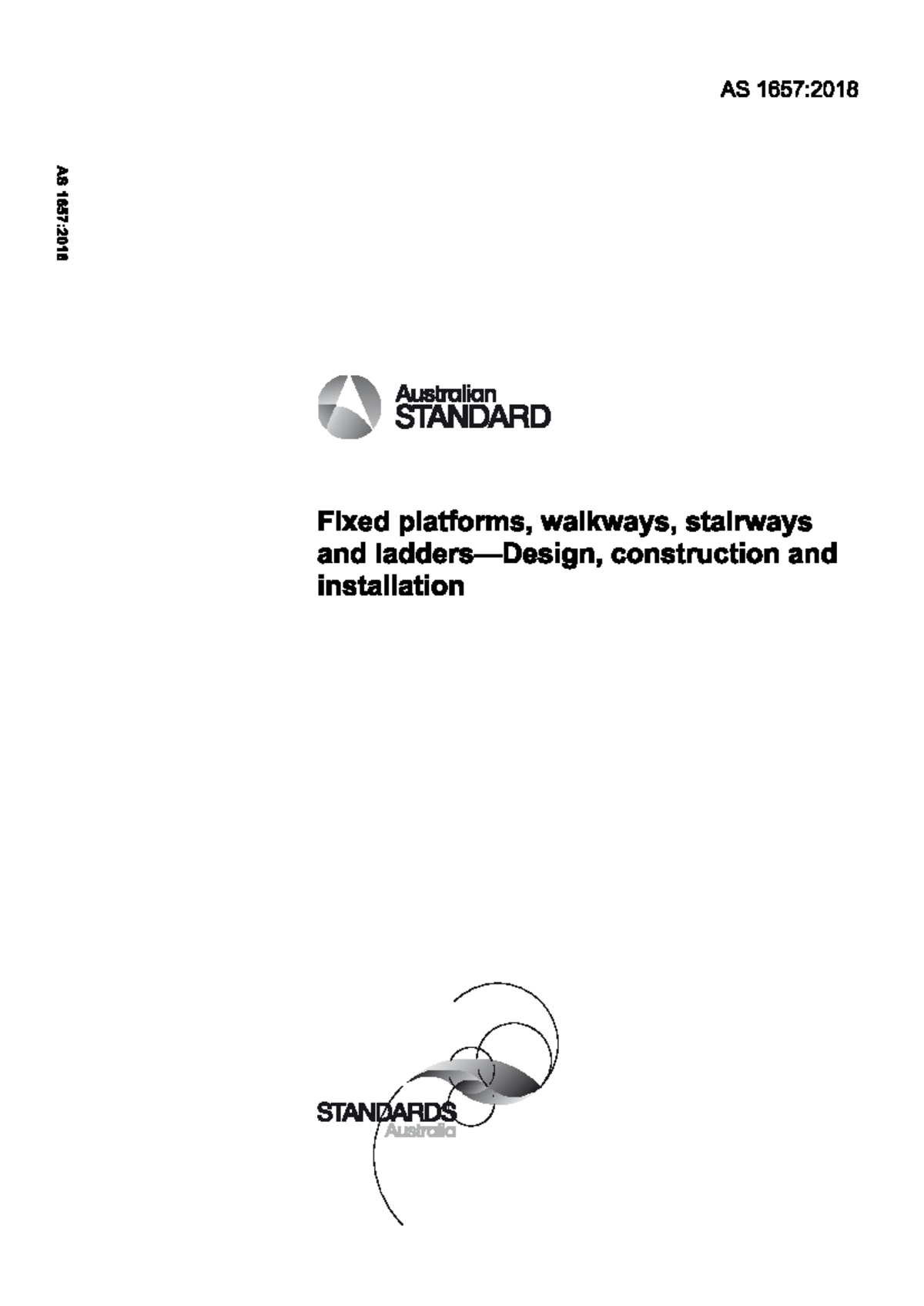 Walkway and Platforms - AS 1657:2018 Standards PDF Guide - Studocu