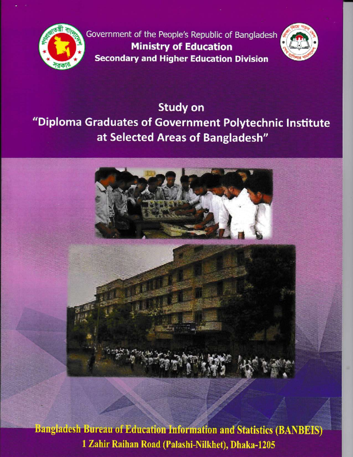 Study on Graduates of Government Polytechnic Institutes in Bangladesh ...