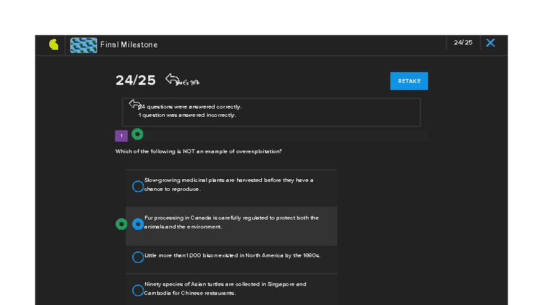 Environmental Science Final Milestone Retake: Key Concepts and ...