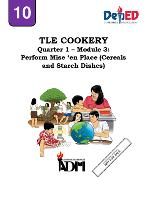 Q2 Grade 10 Cookery Module 1 - TLE Quarter 2 – Module 1: Cookery 10 ...
