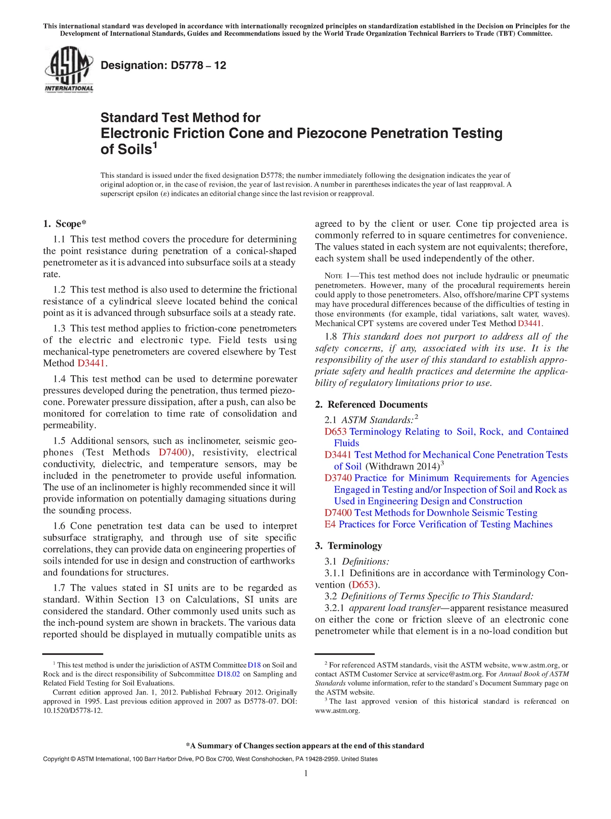 ASTM D-4417-11 METODOS DETERMINACIÓN DE PERFIL DE ANCLAJE - Designation ...
