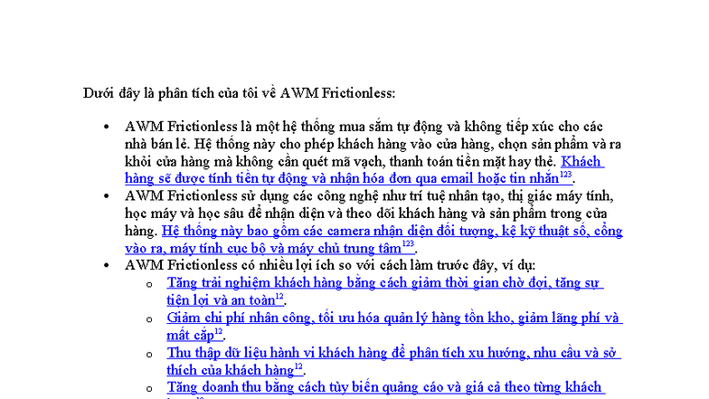 682605881: Phân Tích Hệ Thống AWM Frictionless và BI - Studocu