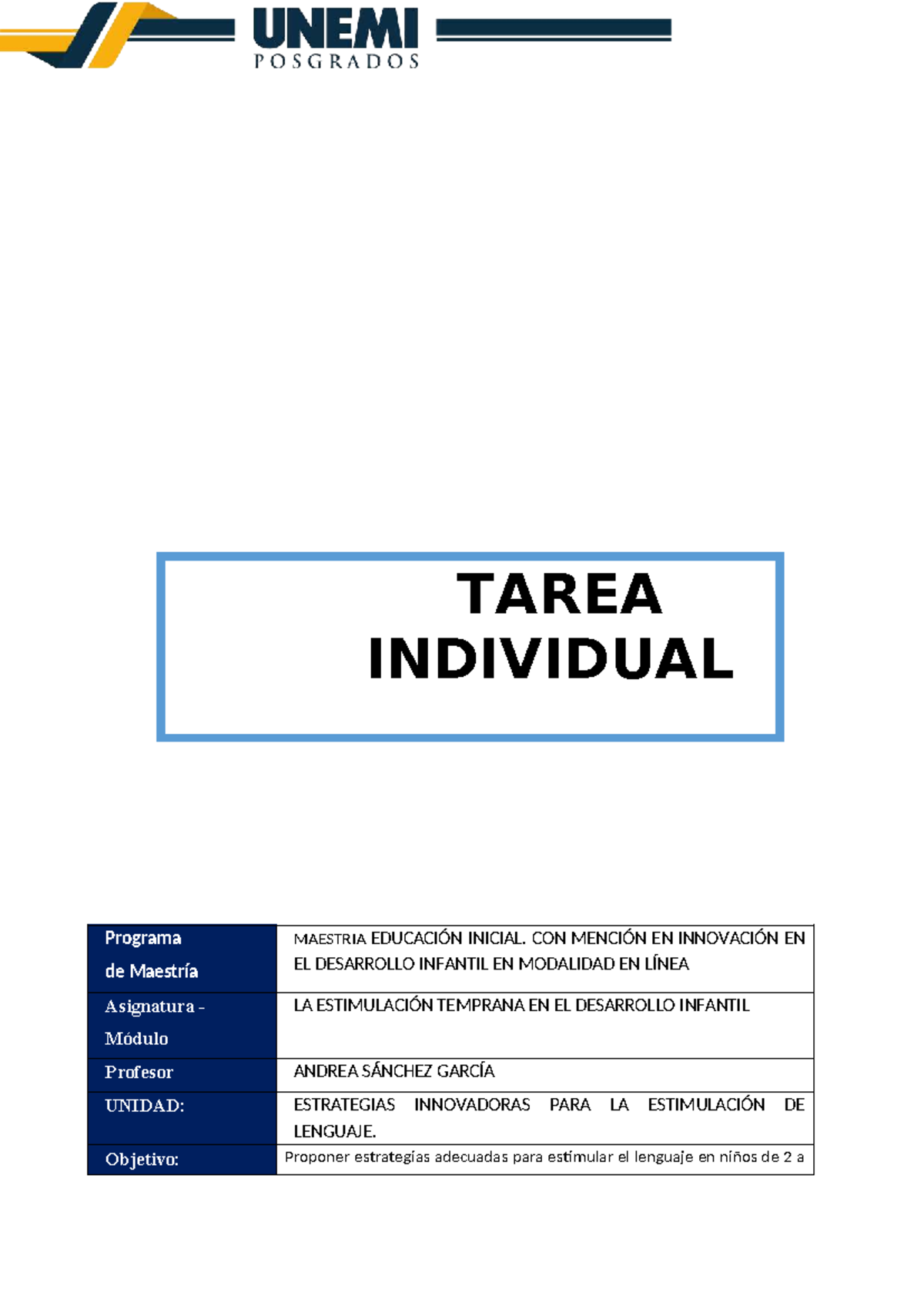 Estrategias Innovadoras para la Estimulación del Lenguaje Infantil ...