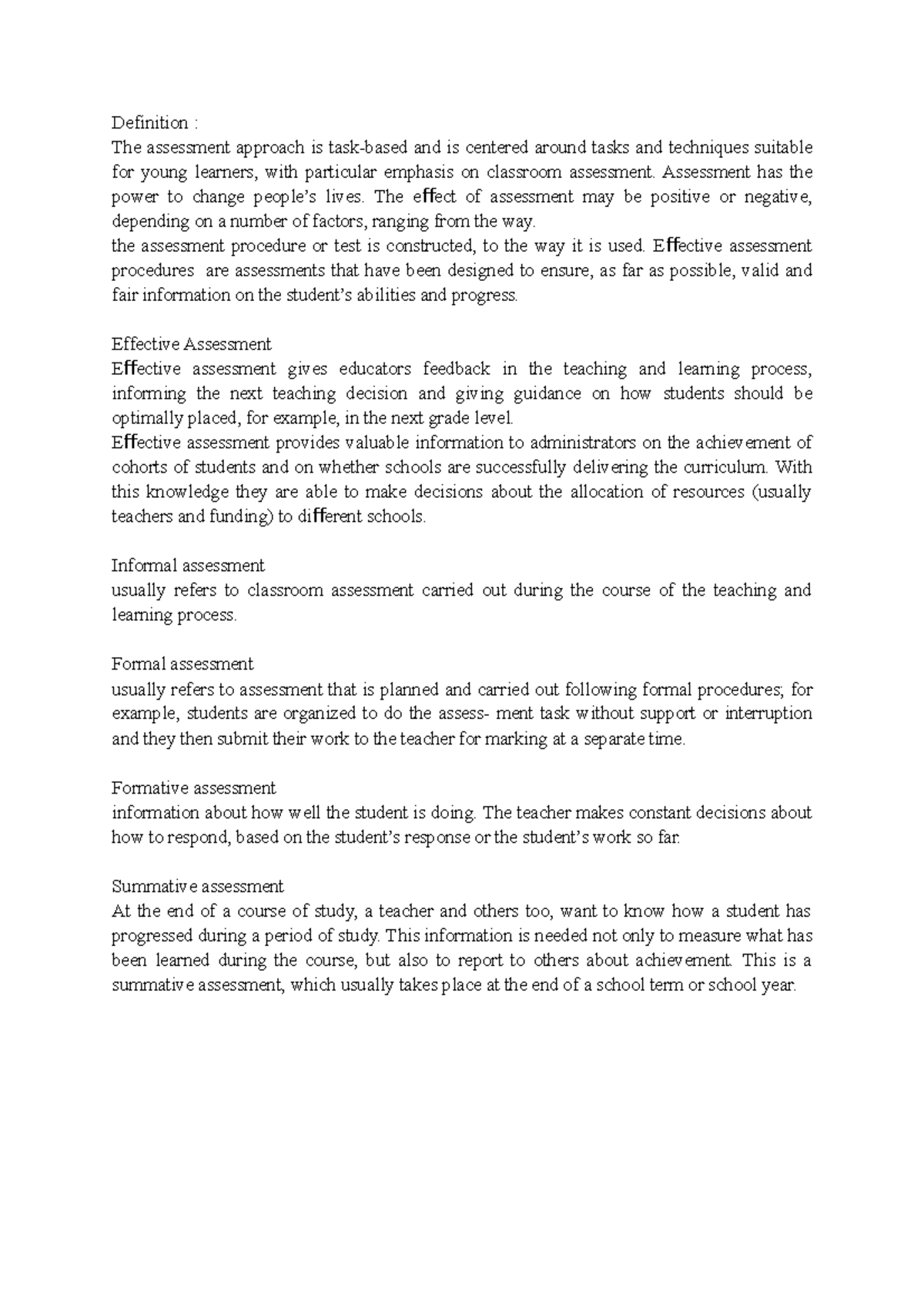 Effective Assessment Strategies for Young Learners: A Comprehensive ...