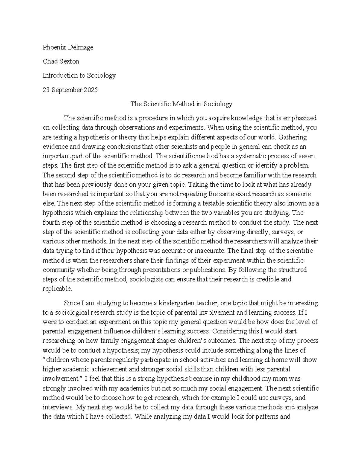 SOCI 101: The Scientific Method in Sociology Explained - Studocu