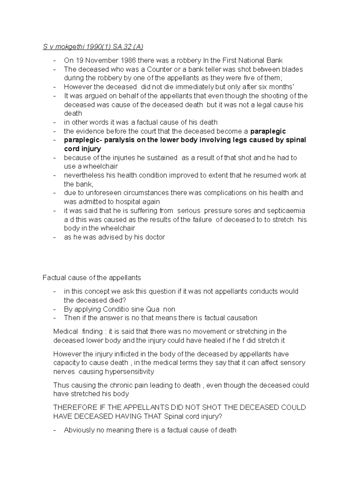 J175 Summons in Criminal Case: The State vs. Pravin Gordhan - Studocu