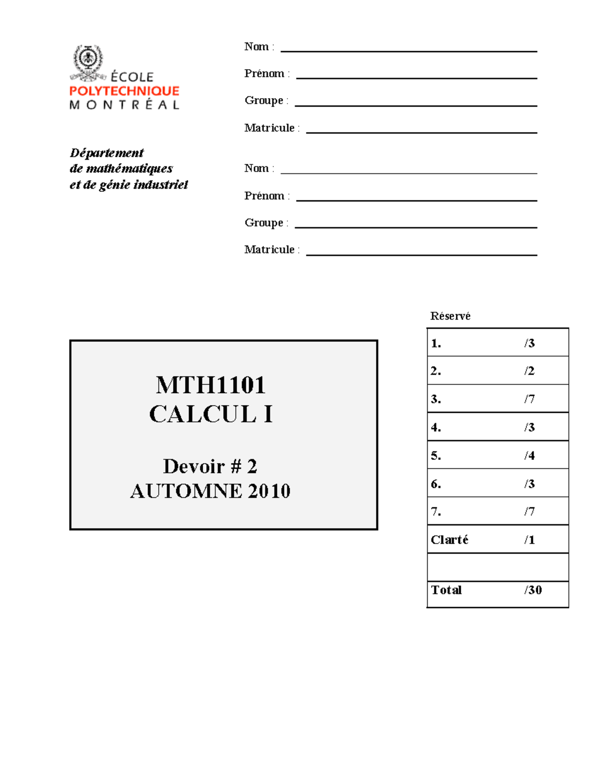 TP pour mth01032 - Travail pratique fait en classe - MTH CALCUL I ...