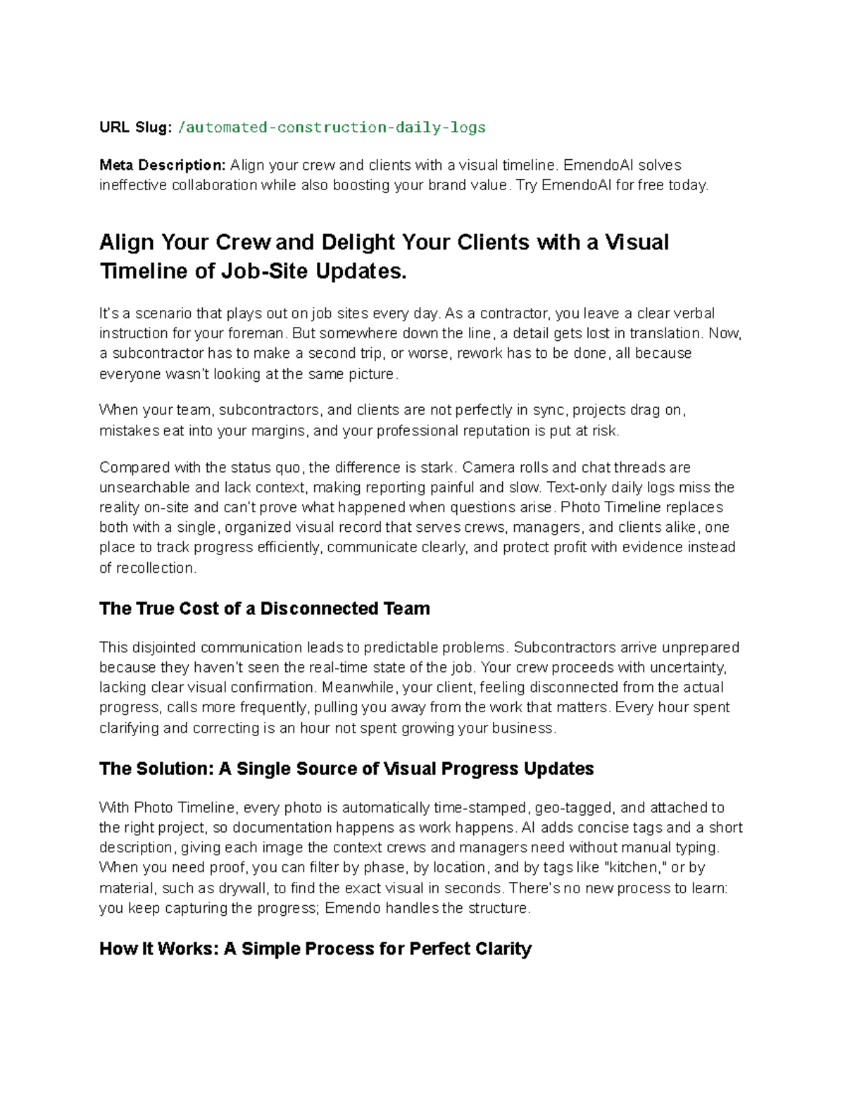 Photo Timeline Blog (Google Ads): Enhance Client Communication with ...