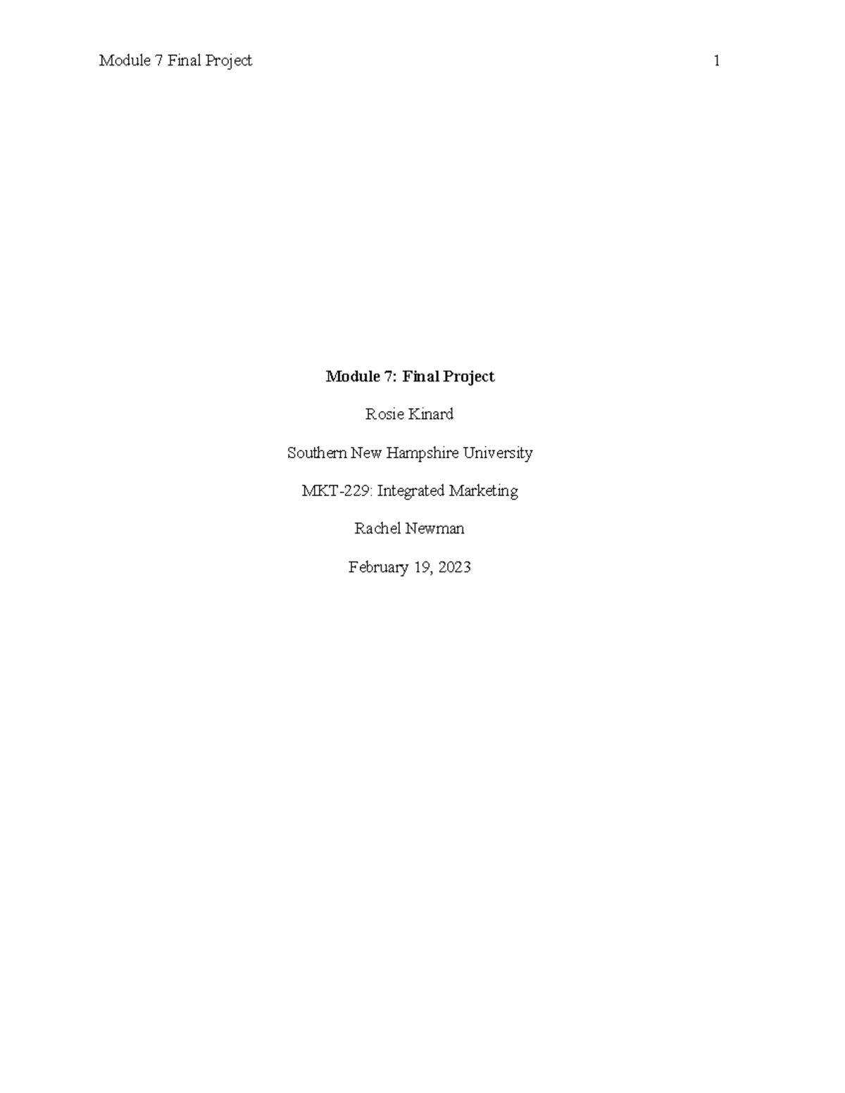 MKT-229 Module 7 Final Project: Launching Fluffy’s Flyer Marketing Plan ...