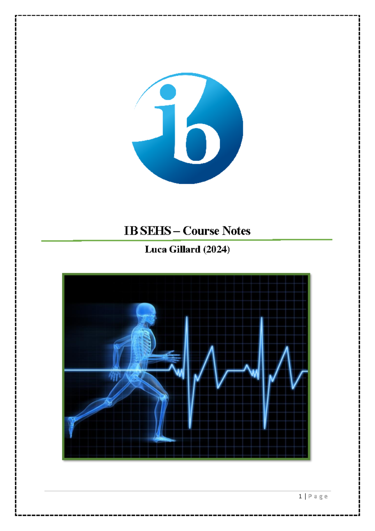 IB SEHS Course Notes: Anatomy, Physiology & Performance (2024) - Studocu