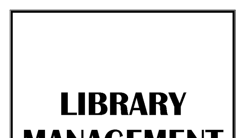 IP Project: Library Management System Development and Analysis - Studocu
