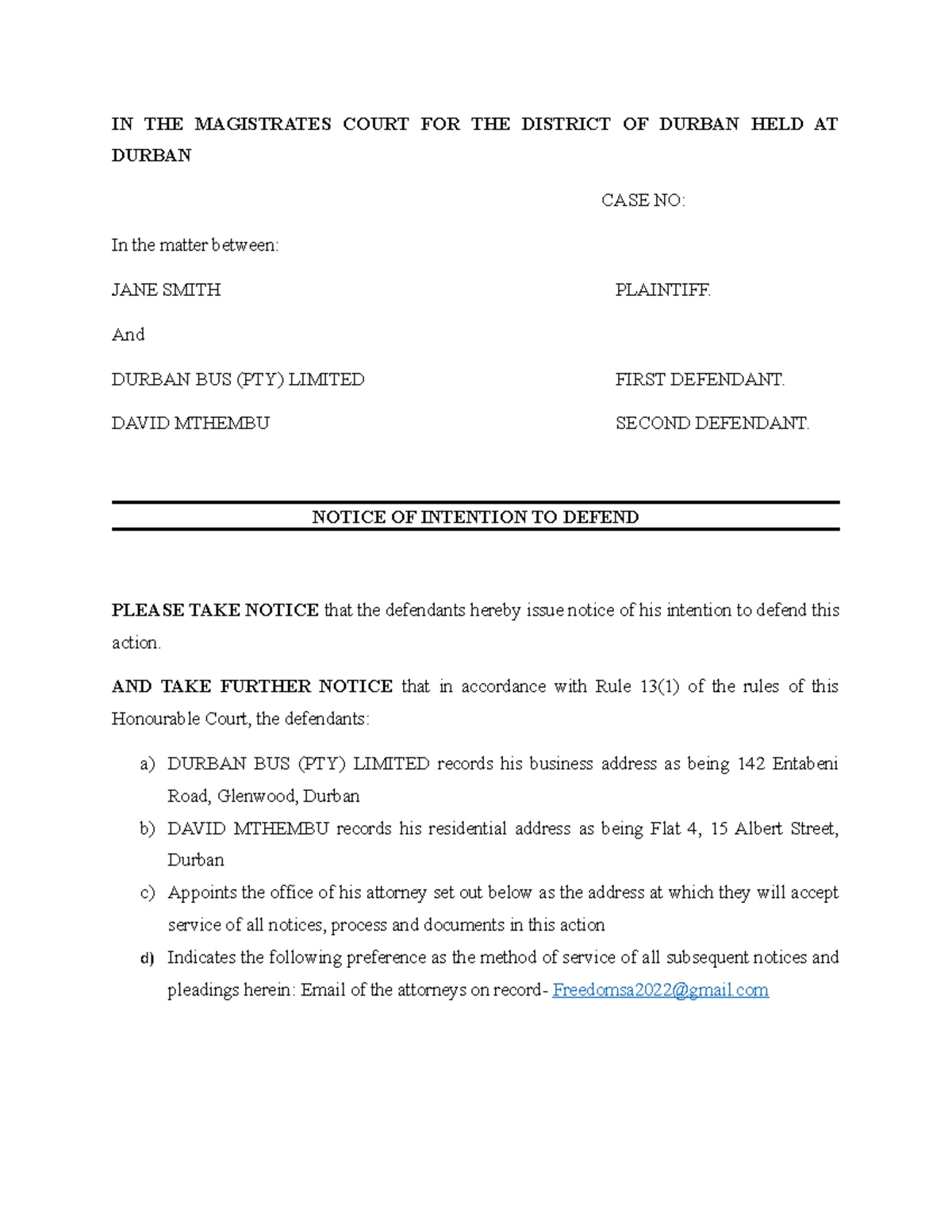 Mpumalanga High Court Amended Practice Directive - Updated Guidelines - Studocu