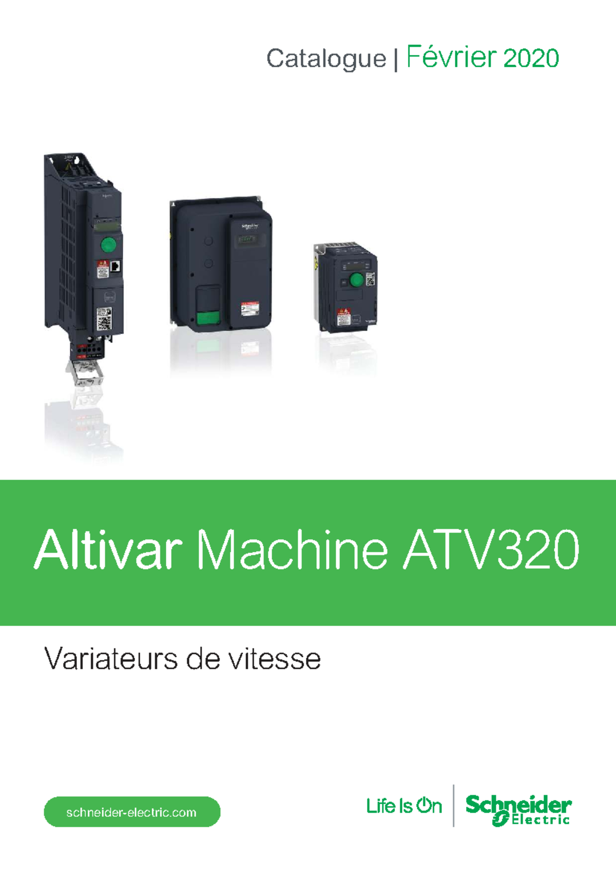 Documentation ATV320 - Variateurs de Vitesse Altivar Machine - Studocu