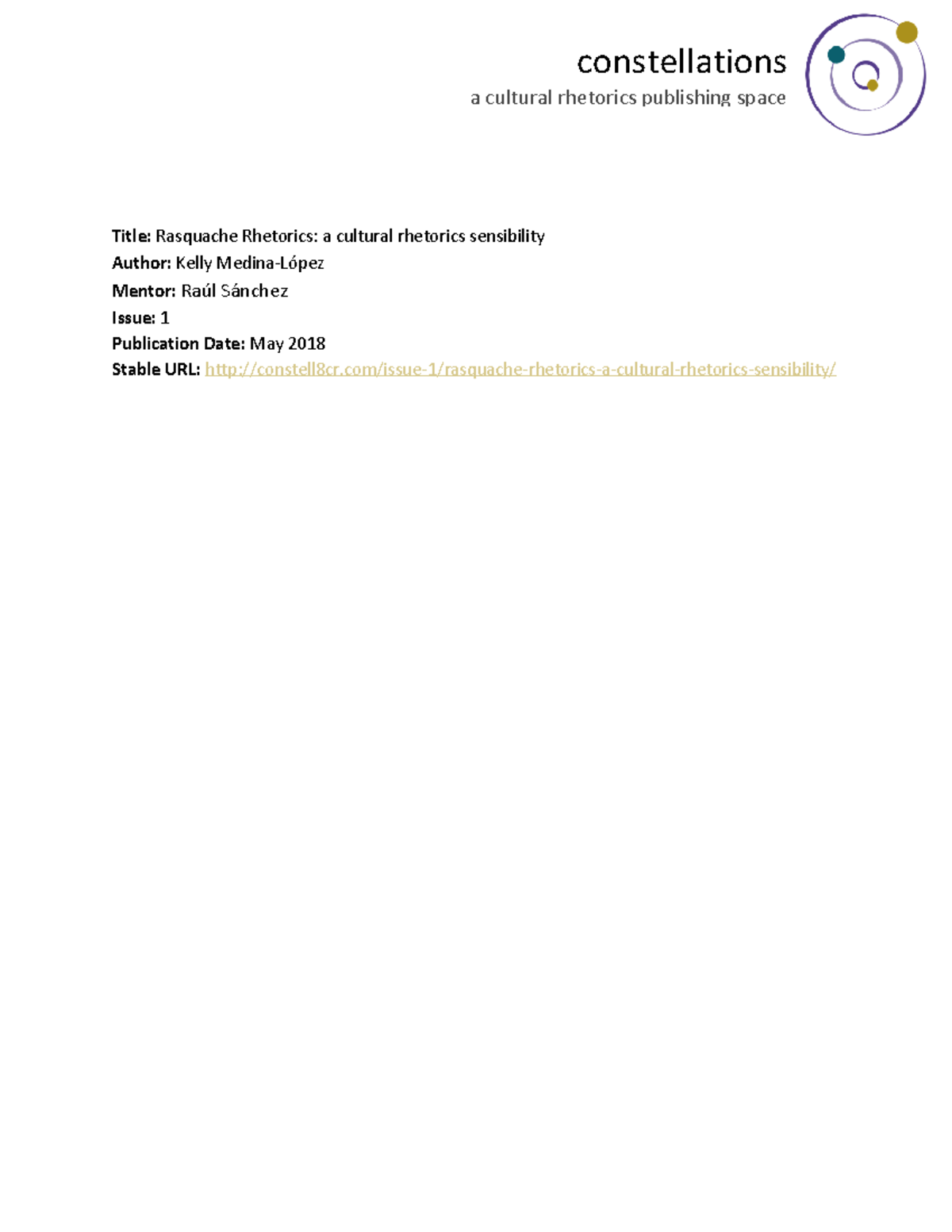 Rasquache Rhetorics: Cultural Sensibilities in Chicanx Identity and Art ...