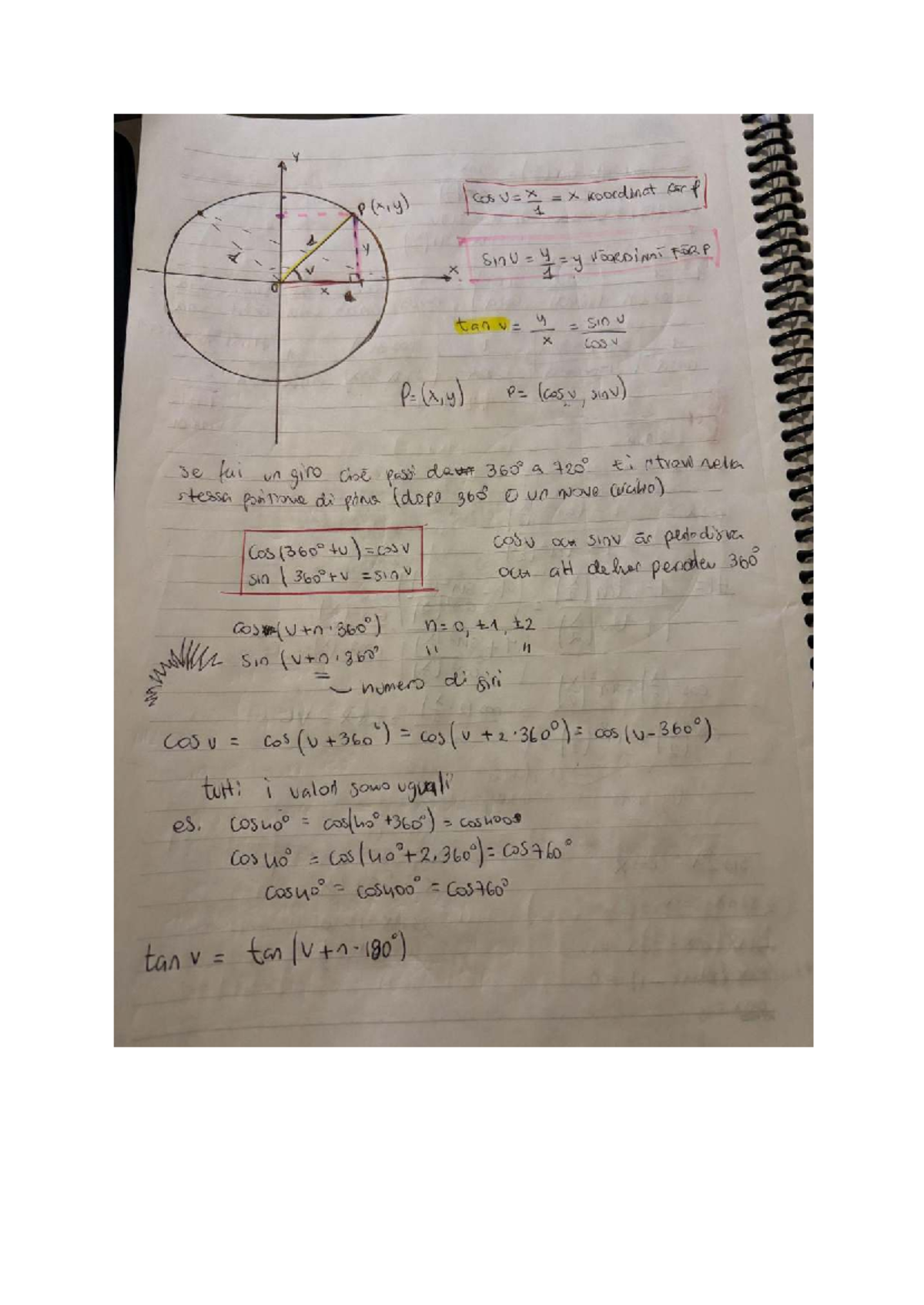 Enhetcirklar: Trigonometri och Periodiska Funktioner - Studocu