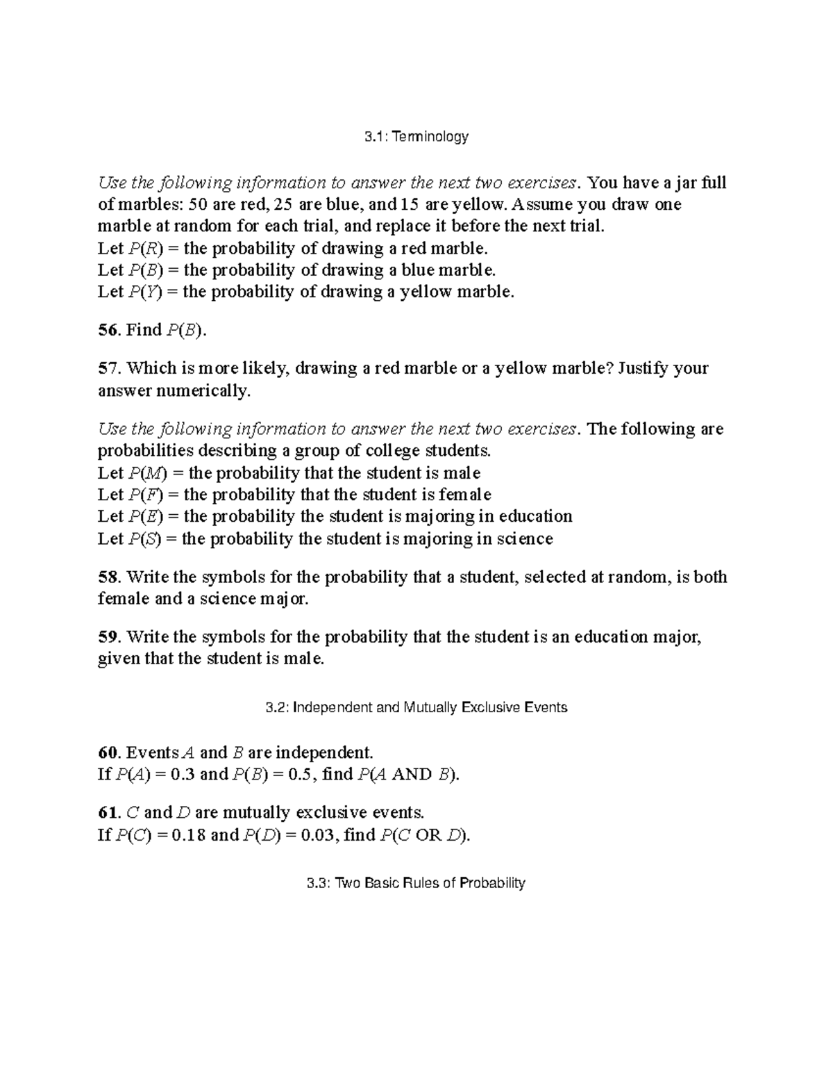 Stat 2 - Past Exam Example: Probability & Events Analysis - Studocu