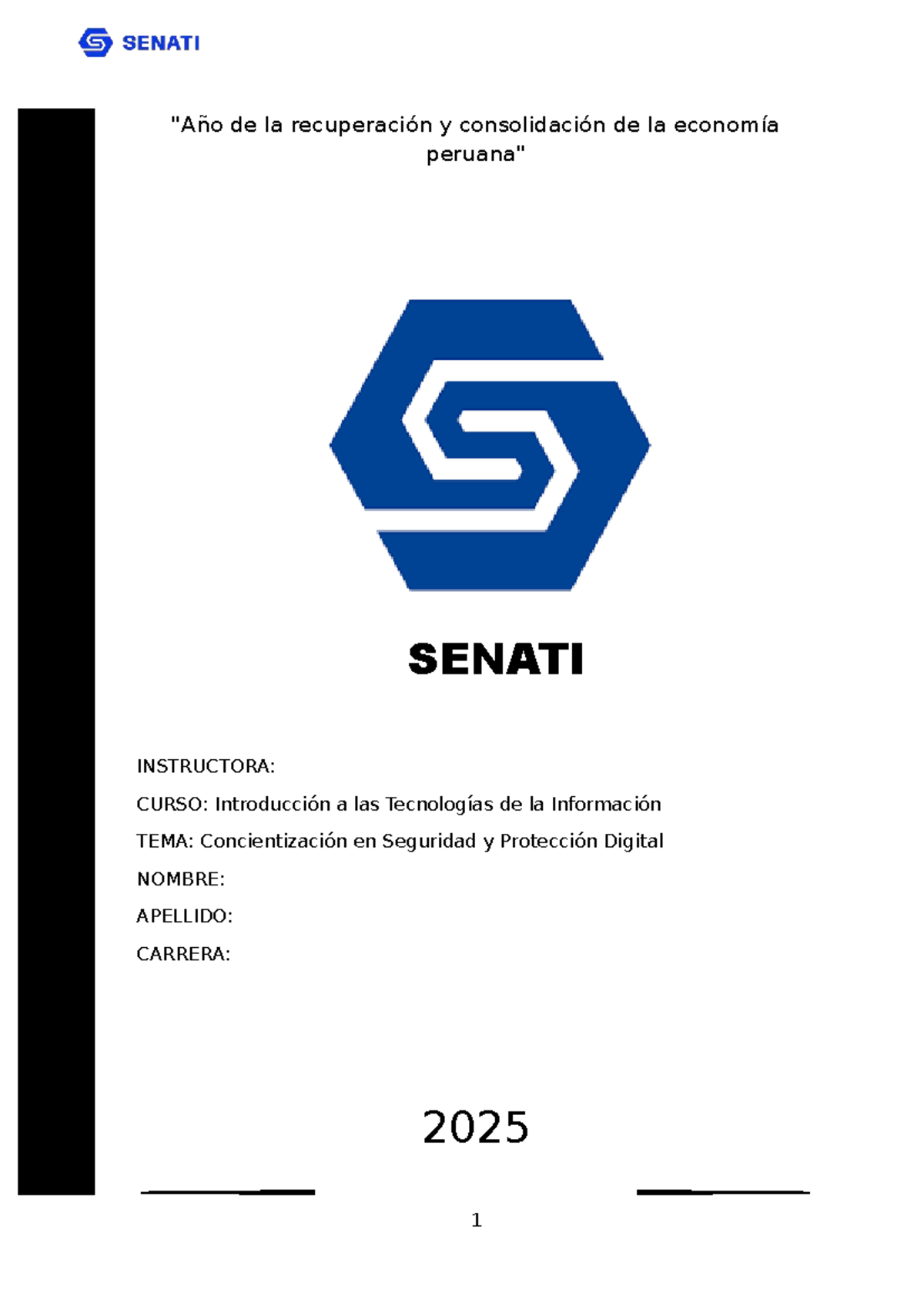 Concientización en Seguridad y Protección Digital - Curso: TI SENATI 2025 - Studocu