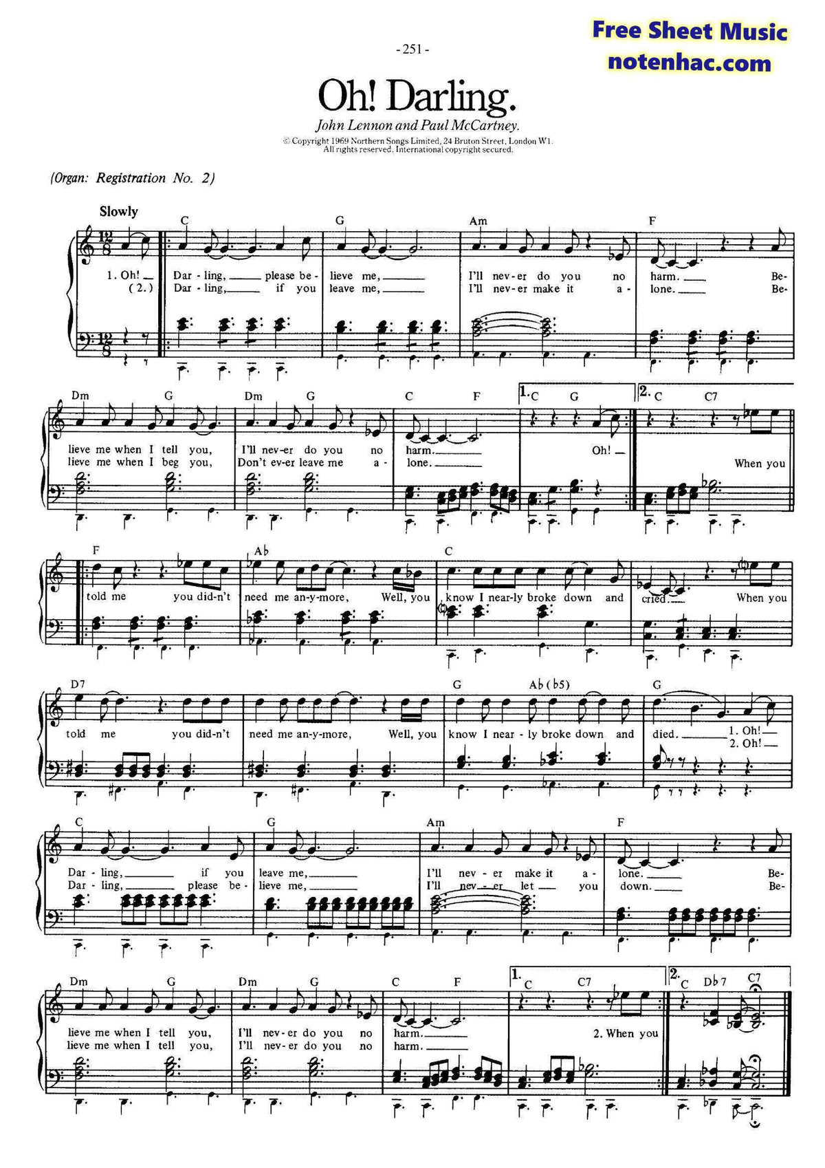 The Beatles V8 - Free Sheet Music Collection of Classic Songs - Studocu