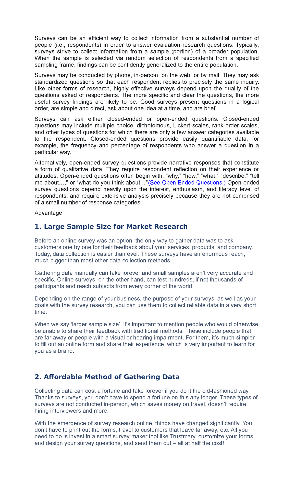 Project Development Report: Effective Survey Techniques and Analysis ...