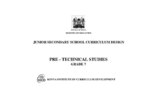 Grade 7 PRE Techn Notes - GRADE 7 TERM 1 PRE-TECHNICAL STUDIES LESSON ...