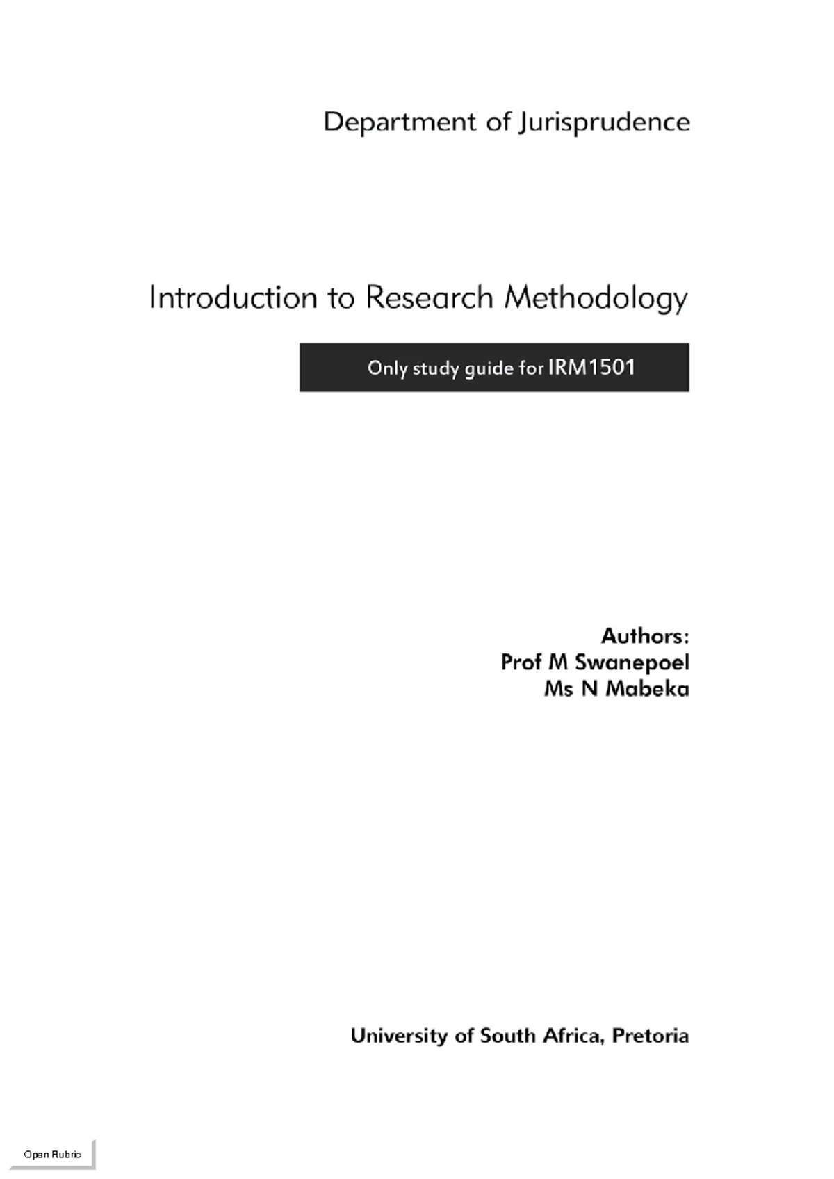 IRM 241114 Study Guide: Introduction to Law Research Methodology - Studocu IRM 241114 Study Guide: Introduction to Law Research Methodology - Studocu