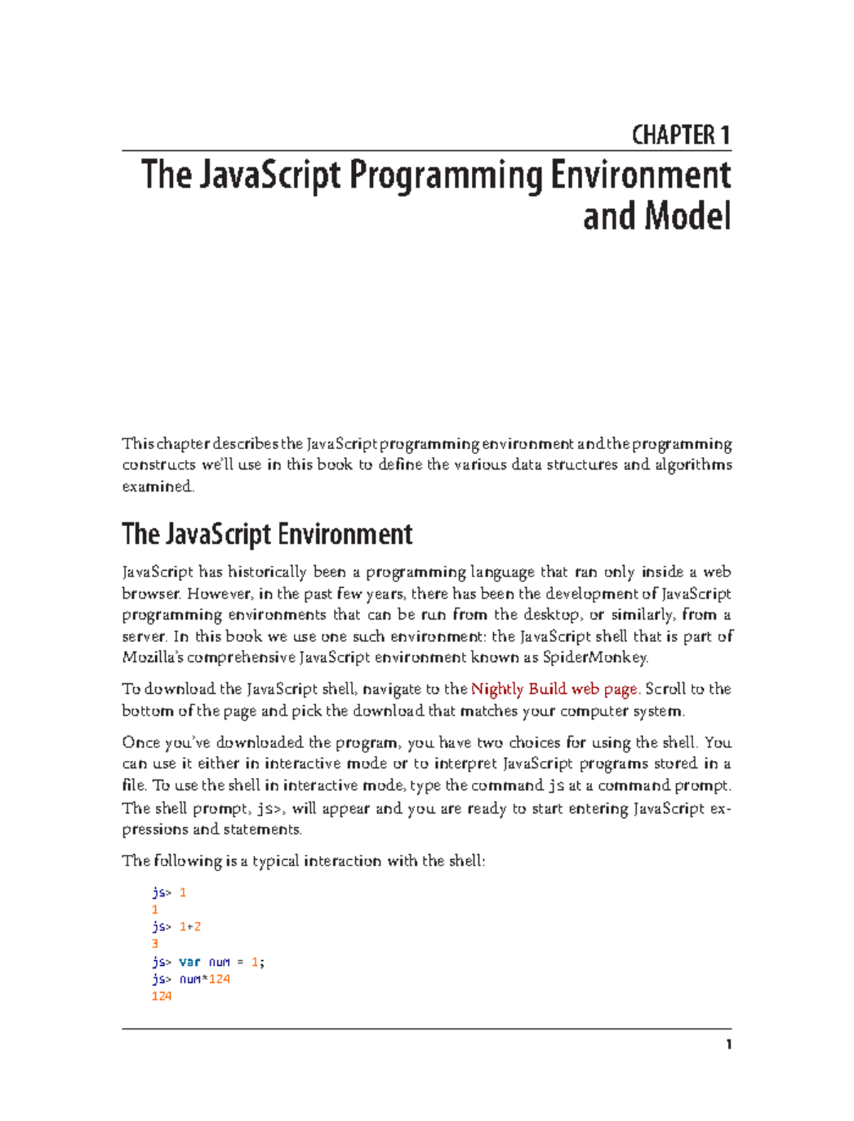 Data structures and algorithms with javascript - CHAPTER 1 The JavaScript Programming ...