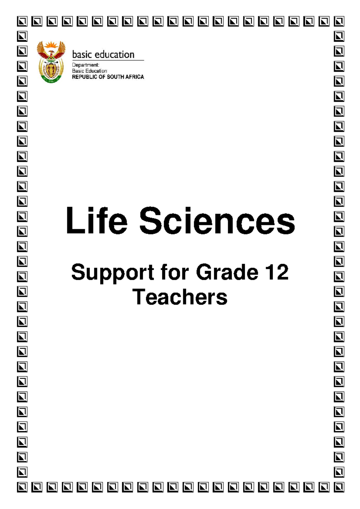 Life Sciences Support for Grade 12 - Life Sciences Support for Grade 12 ...