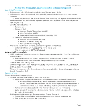 Form-2-Claim - Civil Procedure - SUPREME COURT OF QUEENSLAND REGISTRY ...