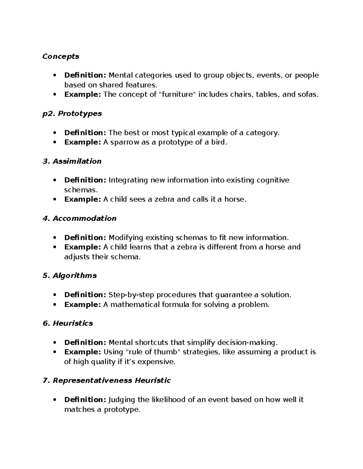 Psychology 101: Key Concepts and Memory Models Overview - Studocu
