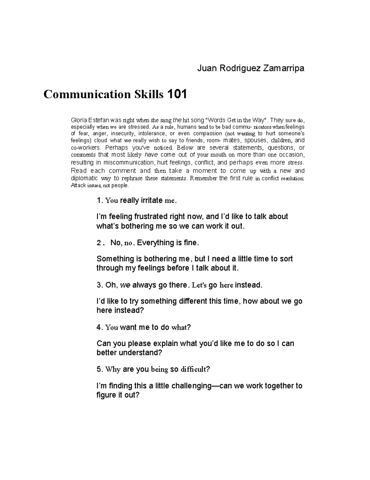 Compassionate Communication 101: Enhancing Skills for Stress Management ...