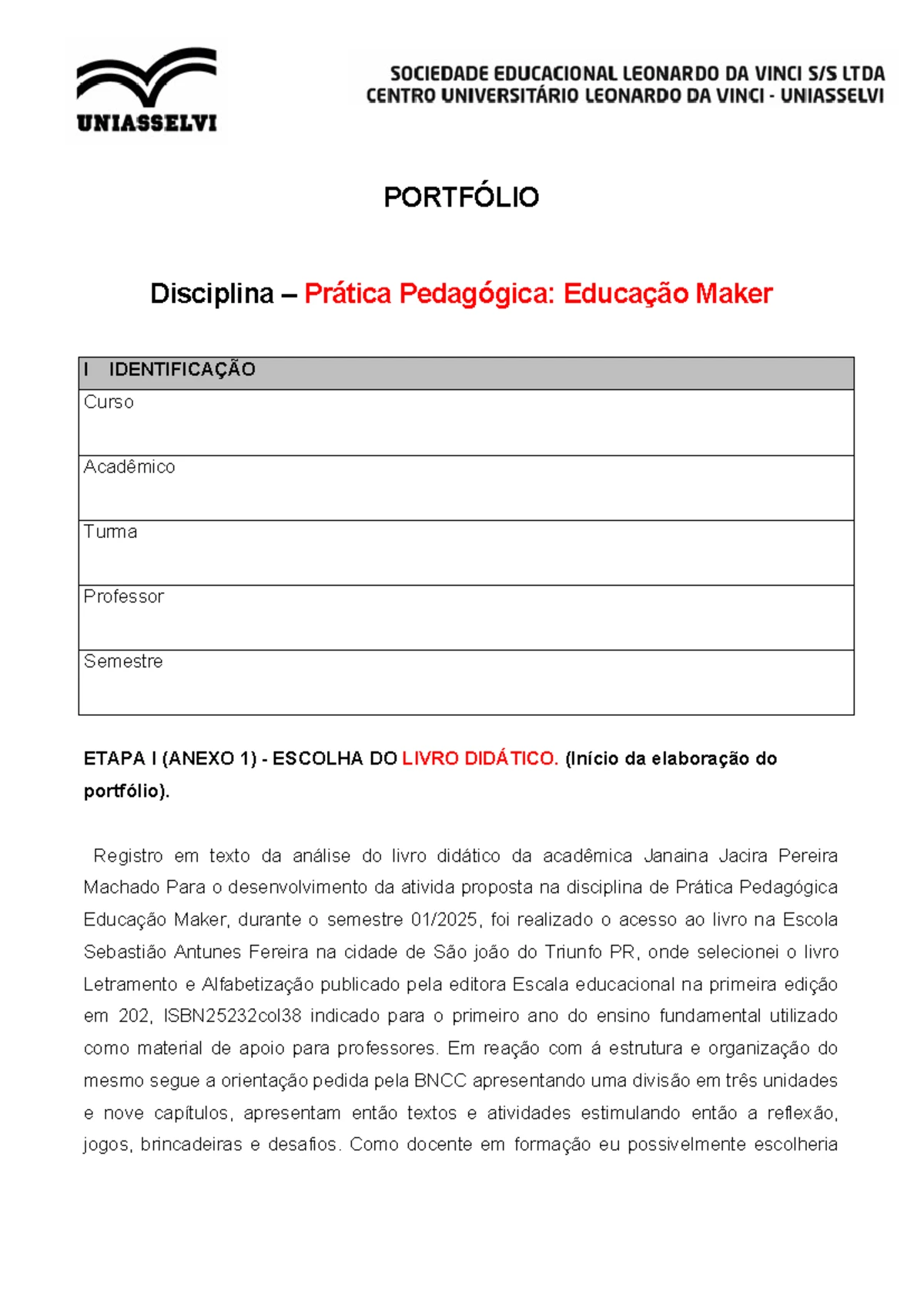 Template do Resumo Expandido - Curso UNIASSELVI - Studocu