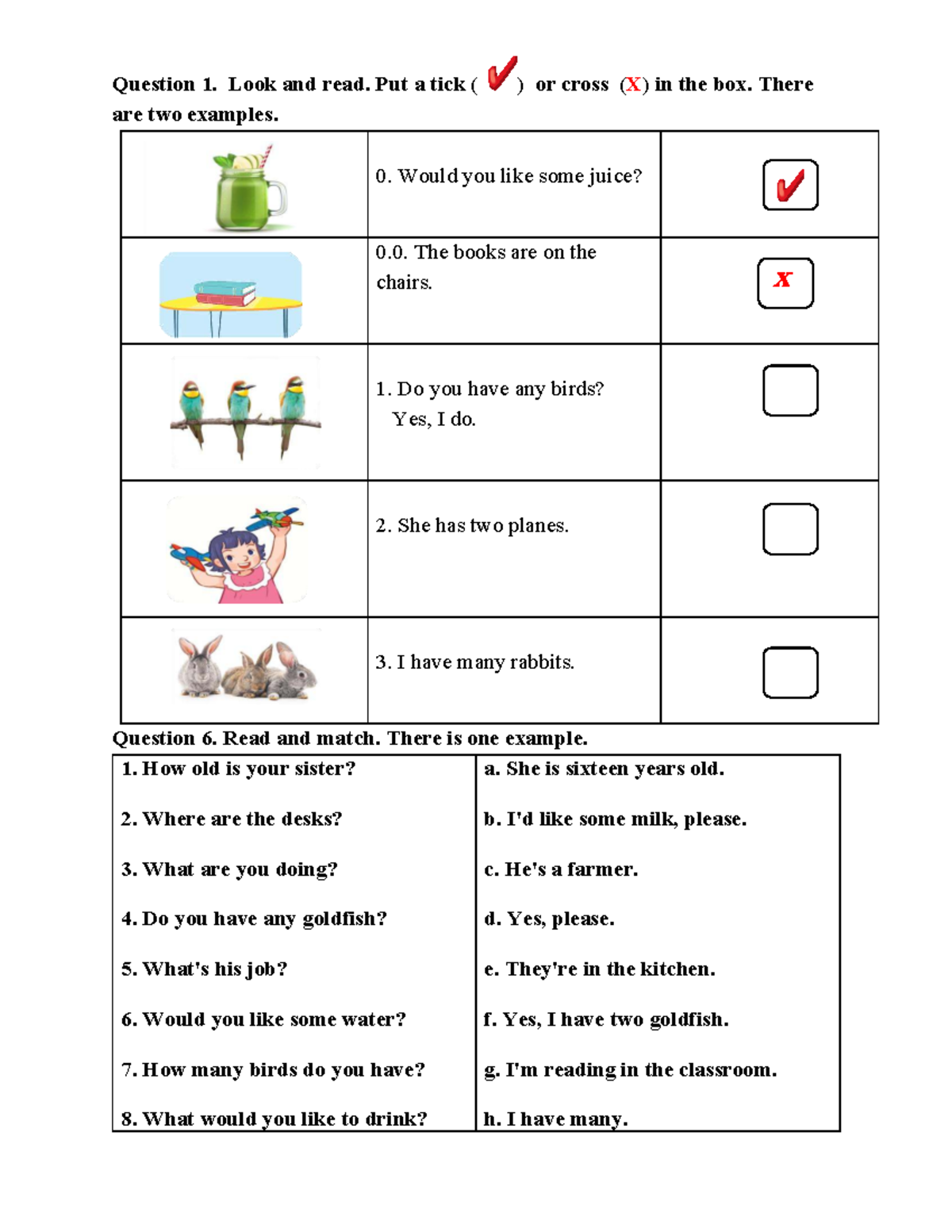 English 3 Test: Reading Comprehension & Matching Exercises - Studocu